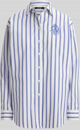 Lauren Ralph Lauren Relaxed Fit Hemdbluse aus reiner Baumwolle