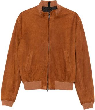 Tagliatore Suede Zip-up Jacket