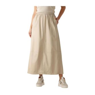 Nukus Sandfarbener Maxirock Charlotte - - Skirts - Damen - Beige - S
