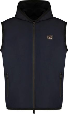 Dolce & Gabbana Homme, Vestes, Bleu, Taille: XL Sporty Vest With Zipper