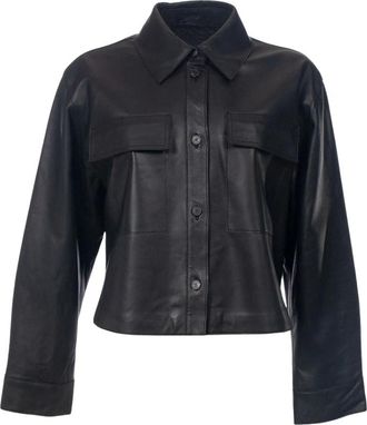 Max Mara Femme, Vestes, Noir, Taille: 40 FR Veste style chemise