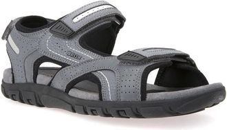 Geox Herren U Sandal Strada D Riemchensandalen, Grau Stone Lt Grey, 45 EU