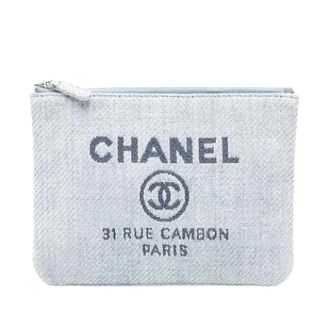 Chanel Pre-owned Denim Clutch - - Pre-owned - Damen - Blau - ONE SIZE