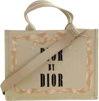 Dior Cabas medium Book Tote beige