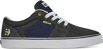 Etnies Homme Barge Ls Chaussure de Skate, Gris, Bleu Marine, Blanc, 39 EU