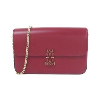 Cartier Sac bandouli&egrave;re vintage doccasion - Femme - Pre-owned - Rouge - Taille: ONE Size