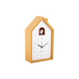 Karlsson Wecker Modern Cuckoo - Gelb - 12x6x20cm - Rechteck - Thermoplast - Wecker für Schlafzimmer