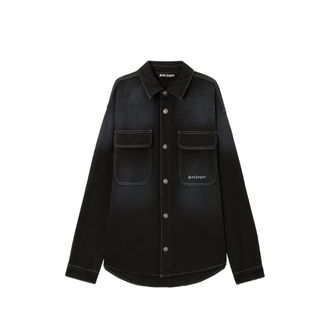 Palm Angels Logo Denim Shirt