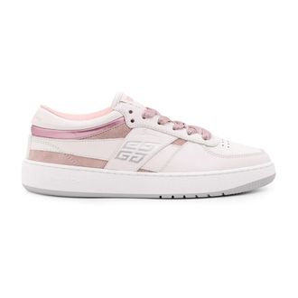 Givenchy Sneakers aus Leder und Wildleder mit niedrigem Schaft - - Shoes - Damen - Wei&szlig; - 36 EU