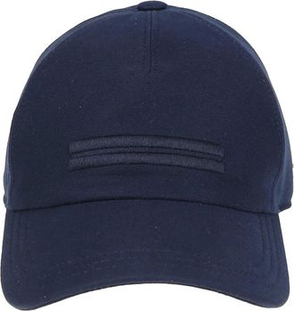 Ermenegildo Zegna Homme, Accessoires, Bleu, Taille: M Lux Baseball Cap