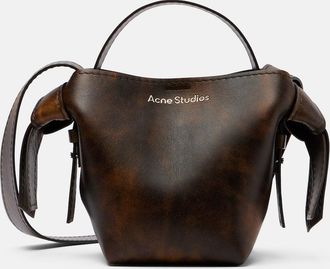 Acne Studios Schultertasche Musubi Mini aus Leder