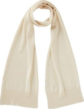 Benetton Sciarpa in Maglia 1002du01e écharpe Foulard, Blanc, Taille Unique Femmes