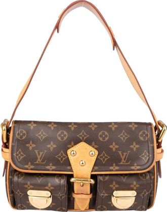 Louis Vuitton Crossbody Bags - Louis Vuitton Canvas Monogram Hudson PM Shoulder B - Gr. unisize - in Braun - f&uuml;r Damen