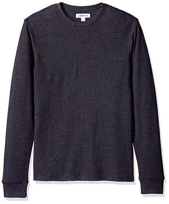 Amazon Essentials Haut Col Rond en Tissu Flamm&eacute; Isolant &agrave; Manches Longues (D&eacute;j&agrave; Goodthreads) Homme, Charbon Chin&eacute;, S