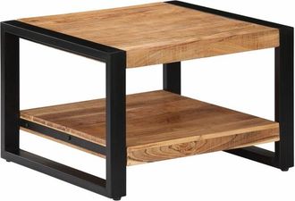 vidaXL Table basse 60x60x40 cm Bois dacacia massif Vidaxl