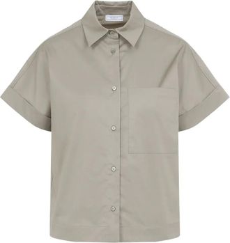 PESERICO chest-pocket shirt - Gr&uuml;n