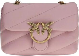 Pinko Pinko, Femme, Sacs, Rose, Taille: ONE Size Love Puff Baby Cl Sheep Nappa