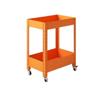 Generic Küchenwagen, verstellbar, platzsparend, rollender Allzweckwagen auf Rädern, Aufbewahrung aus Karbonstahl für Küche und Bad, mobiler Mehrzweckwagen für