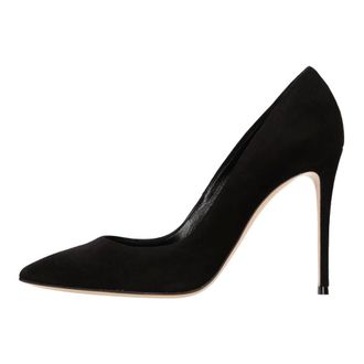 Casadei Femme, Chaussures, Noir, Taille: 40 EU Escarpins D&eacute;collet&eacute; en Daim