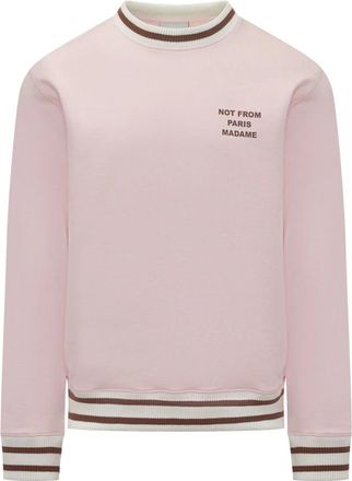 Dr&ocirc;le de Monsieur Homme, Sweatshirts et sweats &agrave; capuche, Rose, Taille: L Le SweaT-shirt Slogan