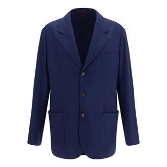 Brunello Cucinelli Kaschmir-Jersey-Blazer - - Jackets - Herren - Blau - L