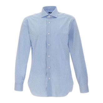 Barba Homme, Chemises, Bleu, Taille: 3XL Chemise Barba Bleu Clair