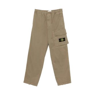 Stone Island Homme, Pantalons, Vert, Taille: W32 Pantalone Loose