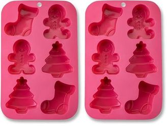 Zenker 6er Minikuchenform - Vielseitige Silikonform f&uuml;r Dessert, Eisw&uuml;rfel & Schokolade, 26 x 17 x 3 cm, temperaturbest&auml;ndig -40 &deg;C - 230 &deg;C, sp&uuml;lmaschinenge