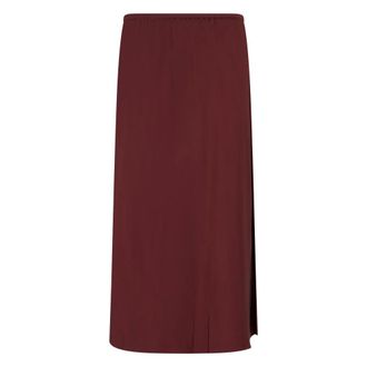 Vince Matte Satin Slip Skirt - - Skirts - Damen - Rot - S