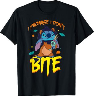 Disney Stitch Scar Costume I Promise I Dont Bite Halloween T-Shirt