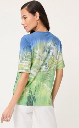 Olsen T-Shirt Shirt mit Panneaux-Dessin
