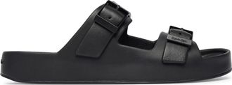 Calvin Klein Pantoletten Calvin Klein Ergon Eva Double Bar Sandal HM0HM02116 Schwarz