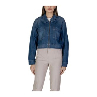 Replay Fr&uuml;hling/Sommer Baumwollmischjacken Kollektion - - Jackets - Damen - Blau - XS
