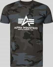 Alpha Industries T-Shirt mit Label-Print