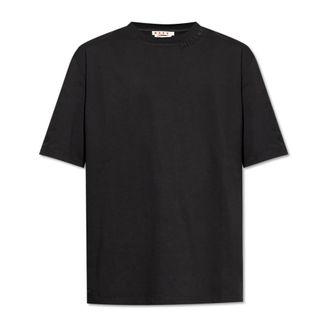 Marni T-Shirt mit Logo - - Tops - Herren - Schwarzk - M