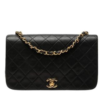 Chanel Pre-owned Quilted Lambskin Crossbody - - Pre-owned - Damen - Schwarzk - ONE SIZE