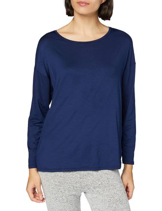 CALIDA Damen Top Langarm, Twilight Blue, XXS
