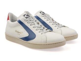 Valsport Tournament Nappa, Chaussures Mode Casual Mode Cuir Unisexe, White Royal Red, 42 EU