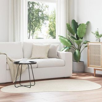 vidaXL Teppich HUARTE Creme 140 x 200 cm Polyester vidaXL