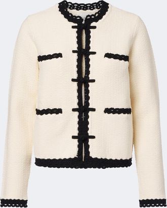 Poss&eacute; Jacke Hattie mit H&auml;kelstrick