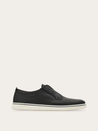 Ferragamo Herren Slip-on-Sneaker Schwarz Größe 39.5