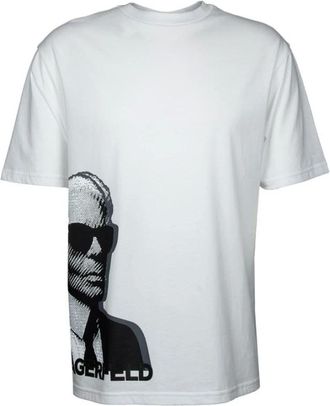 Karl Lagerfeld Homme, Tops, Blanc, Taille: L T-Chemises