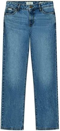 Guess Jean droit en coton m&eacute;lang&eacute;