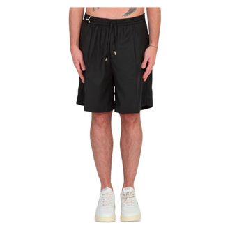 BRIGLIA 1949 Homme, Shorts, Noir, Taille: XL Shorts &agrave; Taille &Eacute;lastique dans le Style Molokay