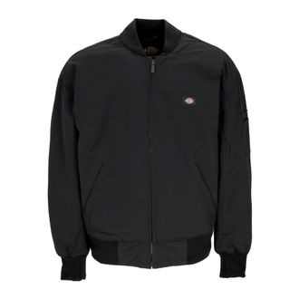 Dickies Schwarze Wasserdichte Bomberjacke Herren - - Jackets - Herren - Schwarzk - M