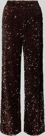 Pieces Hose mit Paillettenoptik