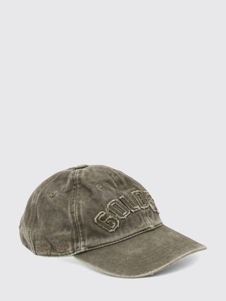 Golden Goose Casquette de baseball en coton us&eacute; avec logo brod&eacute;