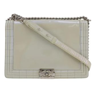 Chanel Pre-owned Stoff schultertasche - - Pre-owned - Damen - Wei&szlig; - ONE SIZE