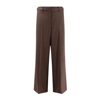 Alysi Weite Hosen - - Trousers - Damen - Braun - L