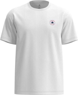 Converse T-Shirt CORE CHUCK PATCH TEE sportlicher Look, Kurzarm, Rundhalsausschnitt, aus Baumwolle
